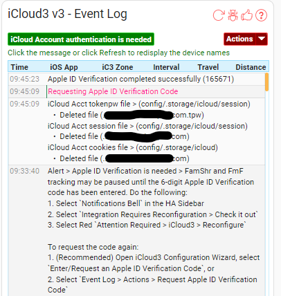 Since b16b, keep getting asked to re-authenticate with icloud · Issue #132 · gcobb321/icloud3_v3 ...