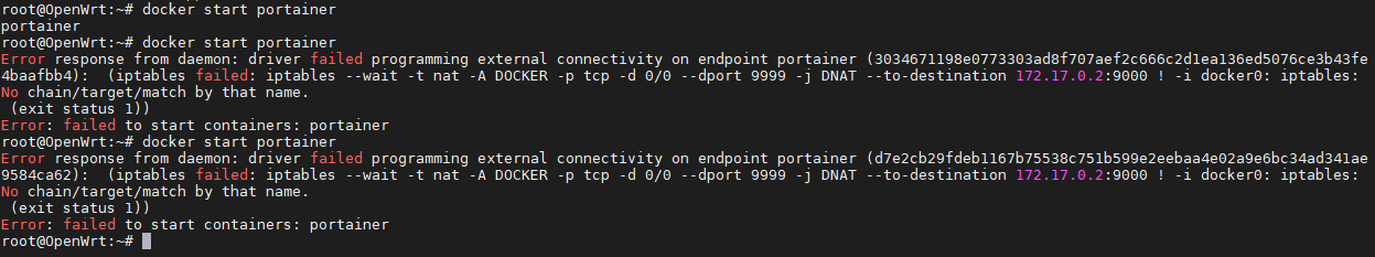 更新后所用dockerman，无法启动容器。 · Issue #3079 · coolsnowwolf/lede · GitHub
