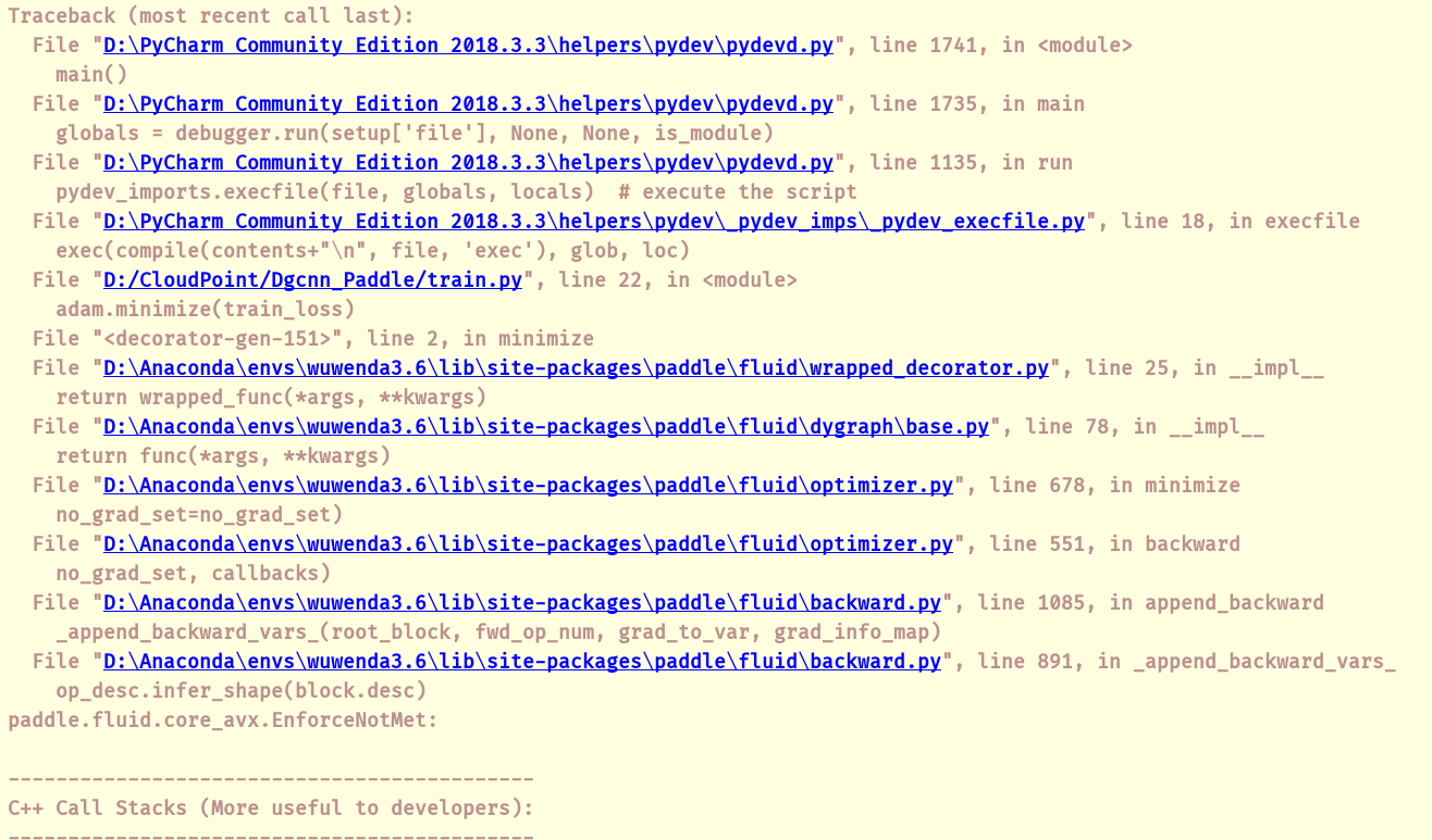 optimizer.minimize()的时候出错 · Issue #21291 · PaddlePaddle/Paddle · GitHub