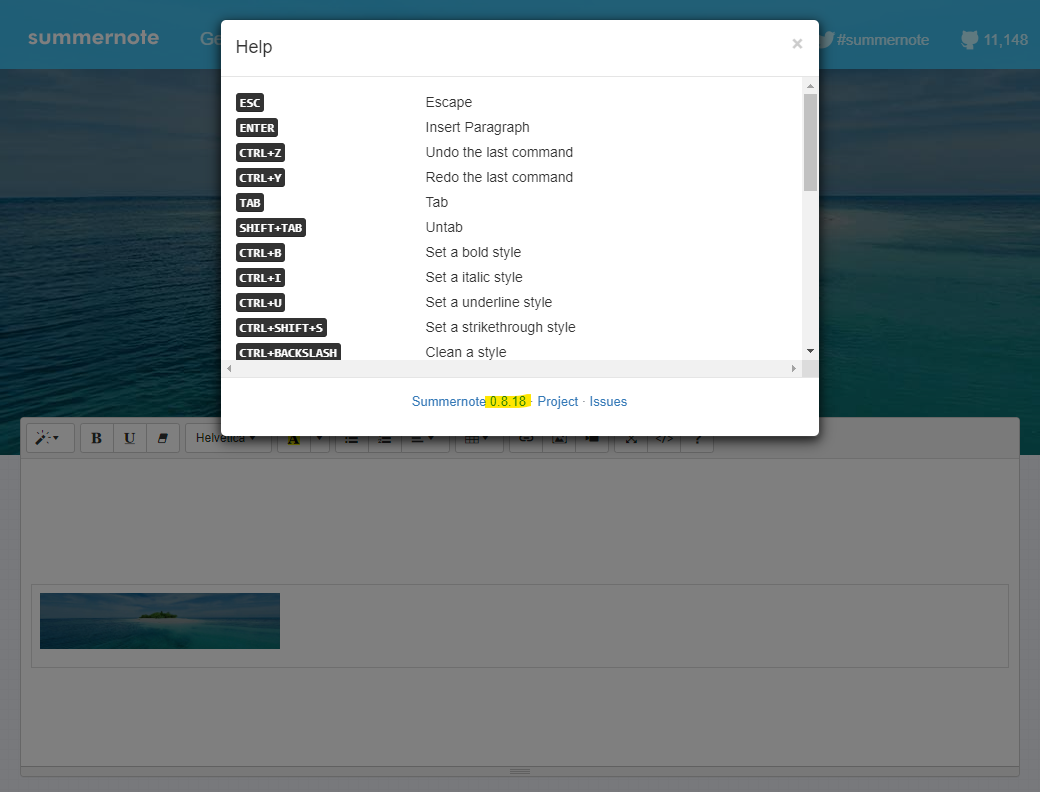 BUG - picture highlighting is displaced when picture is placed inside a table · Issue #4485 ...