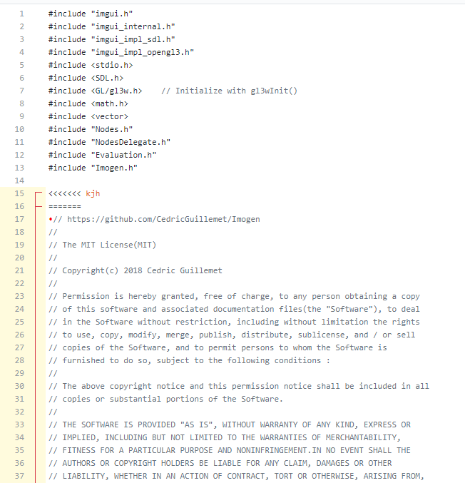 commit 시에 text encoding 깨짐 문제 · Issue #5 · SejongOpensrc/OSSImogen · GitHub