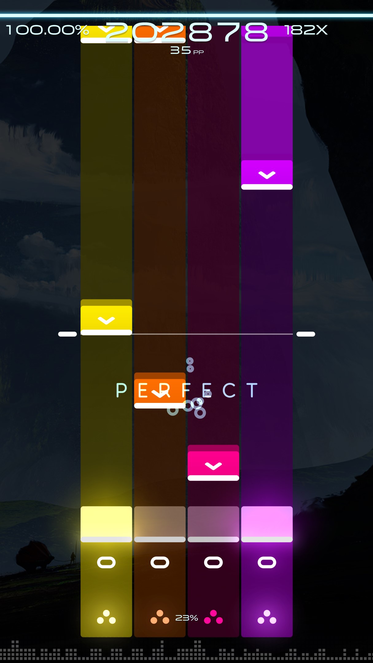 Argon mania skin with timing-based note colouring looks off · ppy osu ...