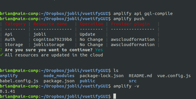 Amplify Push Does Noting No Update In Cloud · Issue 698 · Aws Amplifyamplify Cli · Github