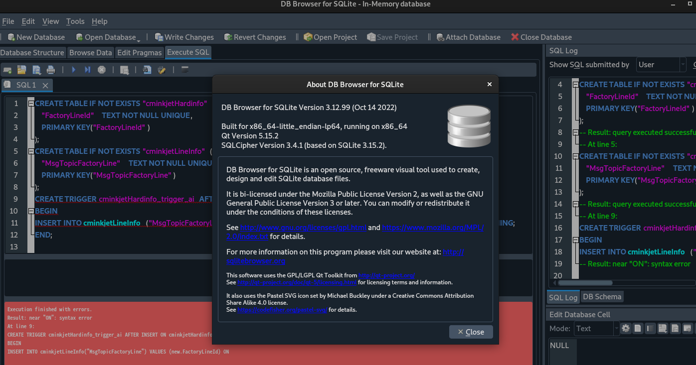 [Bug]: Failed to create trigger containing 'ON CONFLICT' statement · Issue #3187 · sqlitebrowser ...