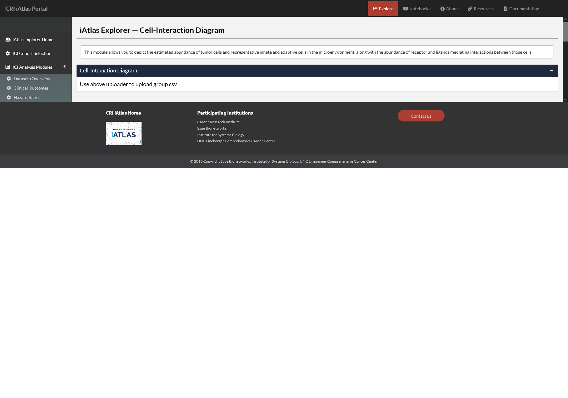 Fix footer position that stays in the center of the screen · Issue #171 · CRI-iAtlas/iatlas-app ...
