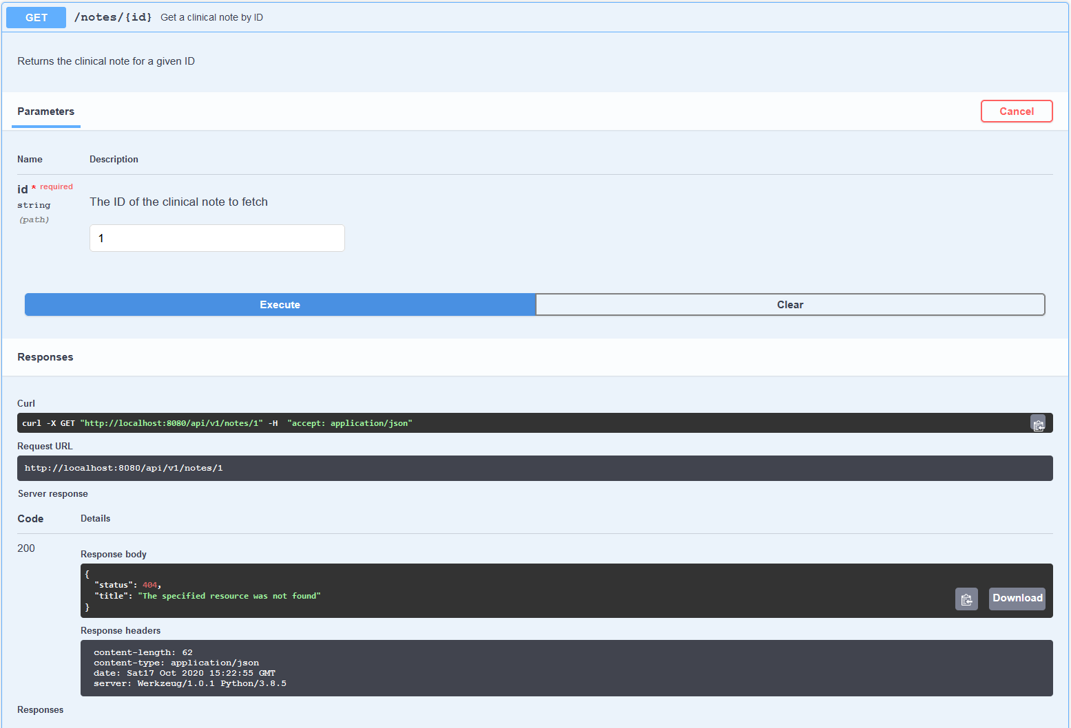 Should Notes Id Throw An Error If The Noteid Doesnt Exist · Issue 60 · Nlpsandboxdata Node 