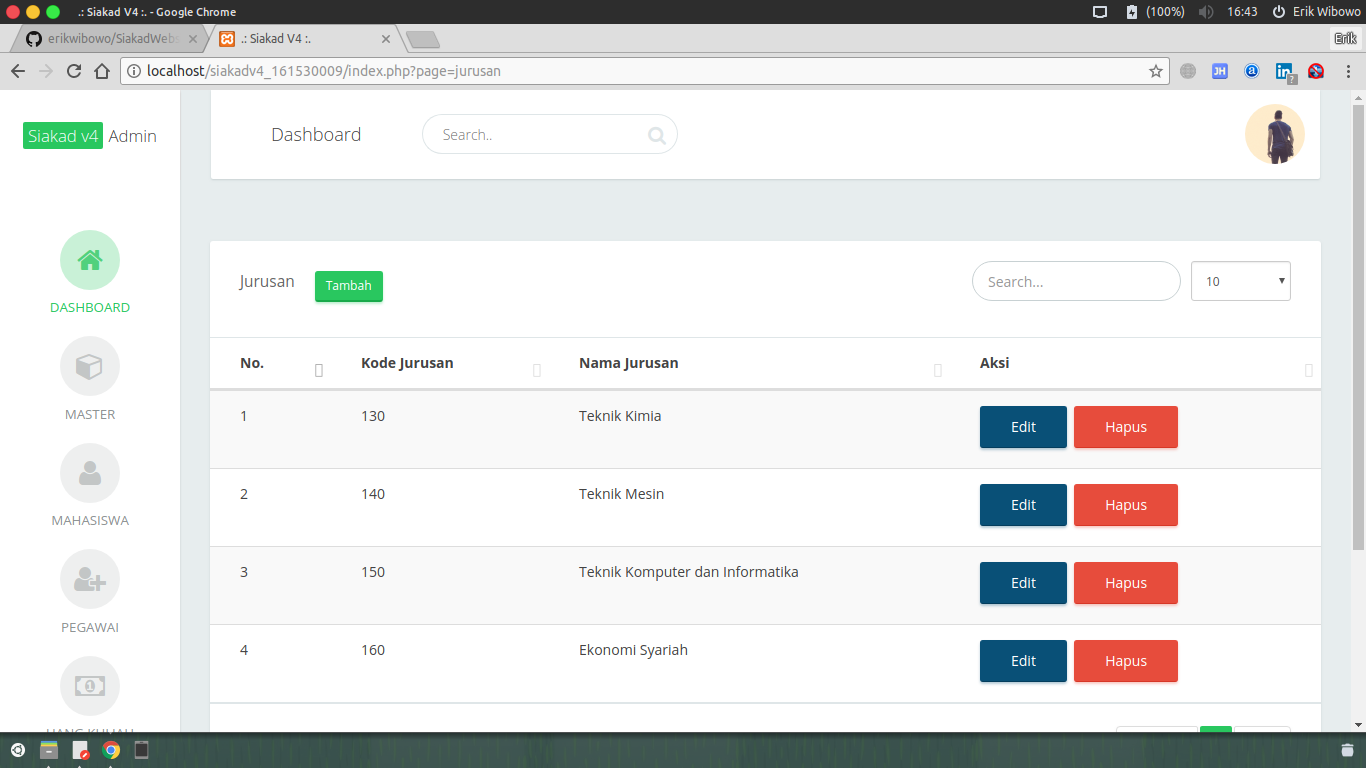 GitHub - erikwibowo/SiakadWebsite: Sistem Informasi Akademik Terpadu ...