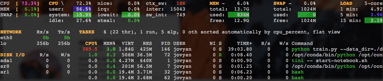The docker kernal always dead after about 30 minutes training · Issue ...