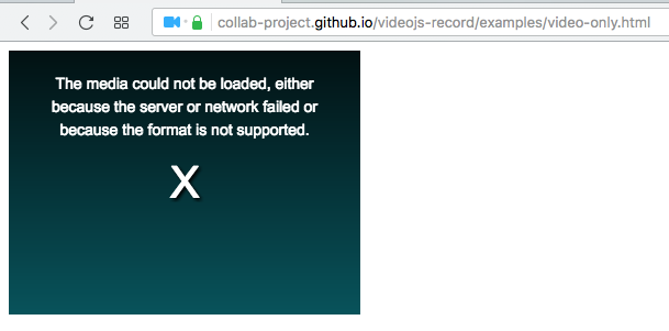 Video is not playing in Opera on MacOS · Issue #174 · collab-project/videojs-record · GitHub