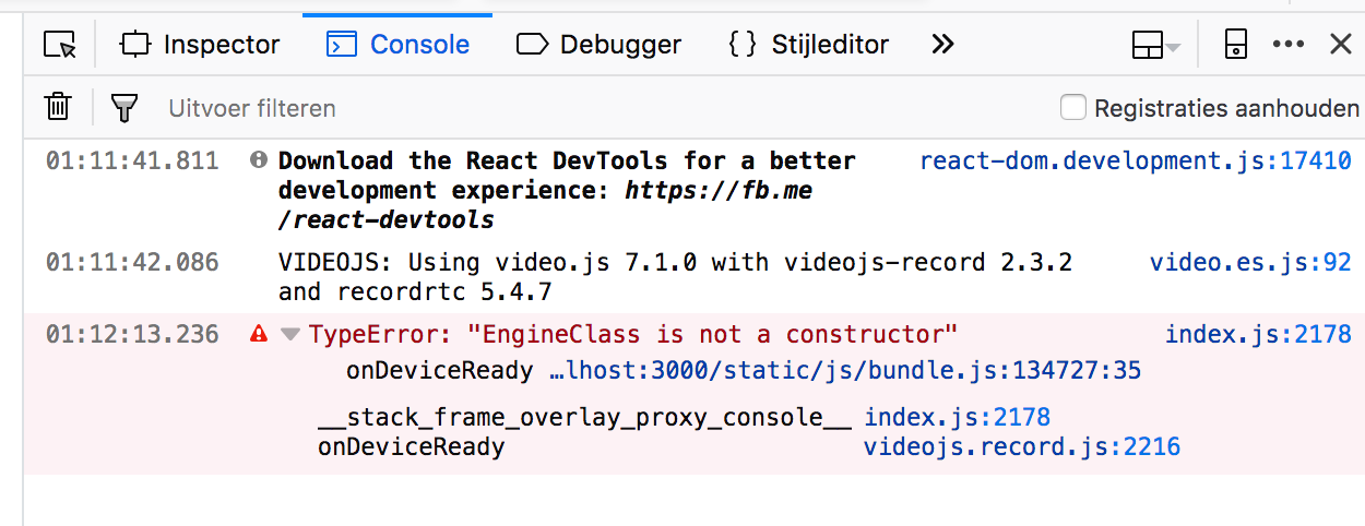 React Wiki - TypeError: EngineClass is not a constructor · Issue #263 · collab-project/videojs ...