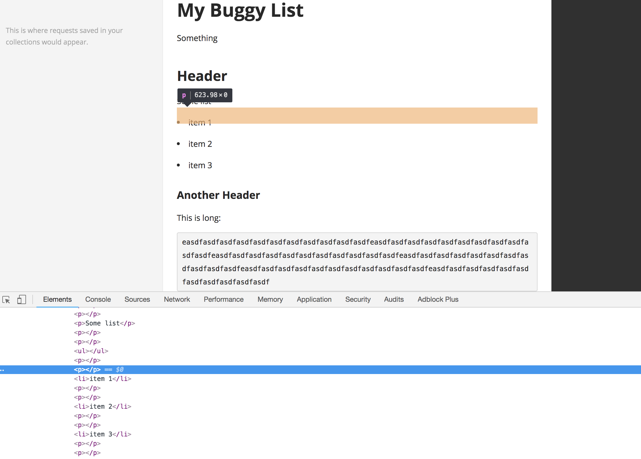 List Rendered Incorrectly · Issue #5223 · postmanlabs/postman-app ...