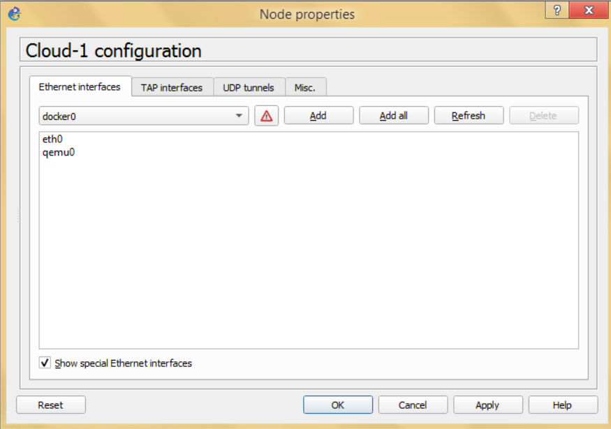 Unable To Modify Etcnetworkinterfaces In Order For The Gns3 Qemu Vm Reach The Internet 