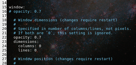 window.opacity option does nothing, background_opacity still works ...
