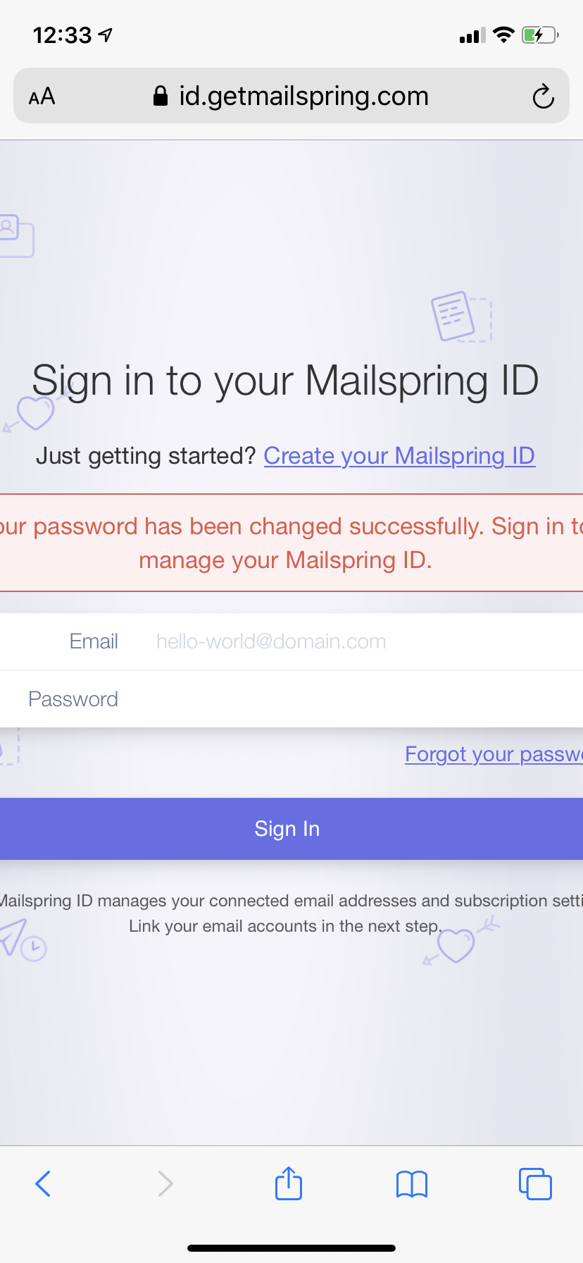 Feature Request: Password changed successfully should be green · Issue ...