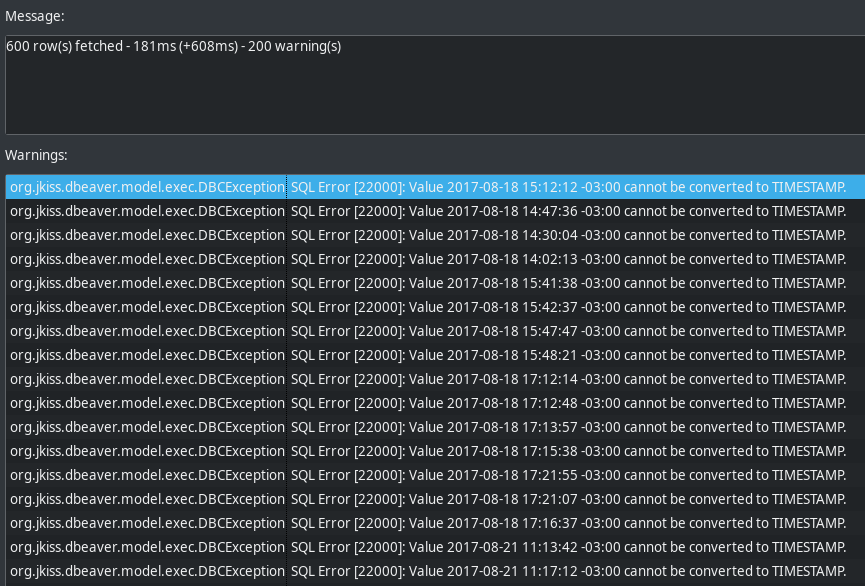 MSSQL date columns stop working after 200 rows · Issue #4147 · dbeaver/dbeaver · GitHub