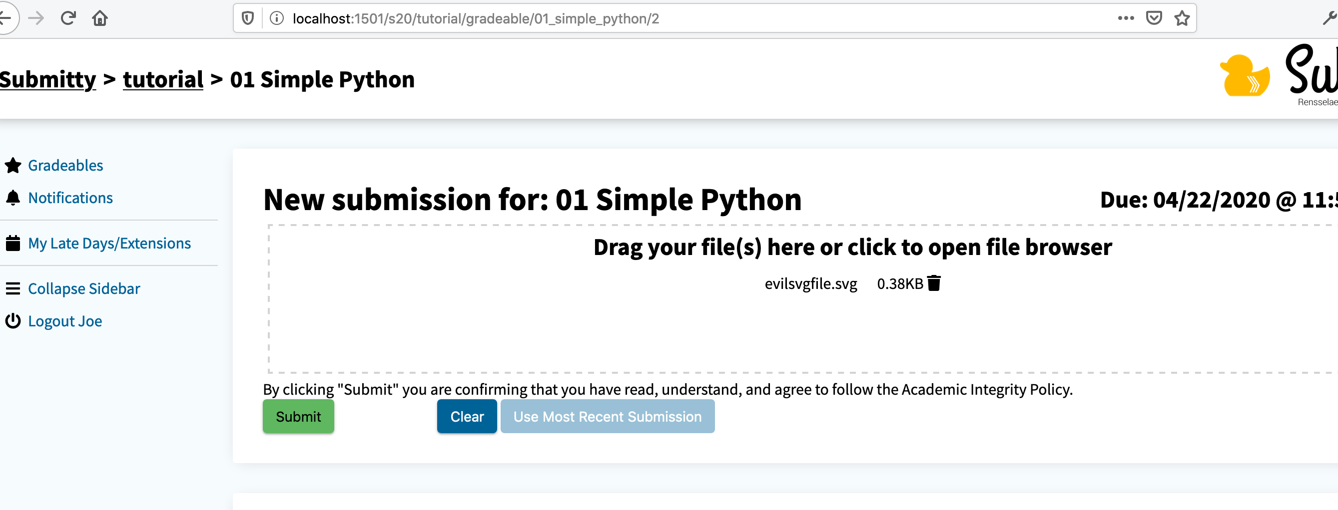 [security Bug] Stored Xss Trigger For Ta By User Account · Issue 5266 · Submitty Submitty · Github
