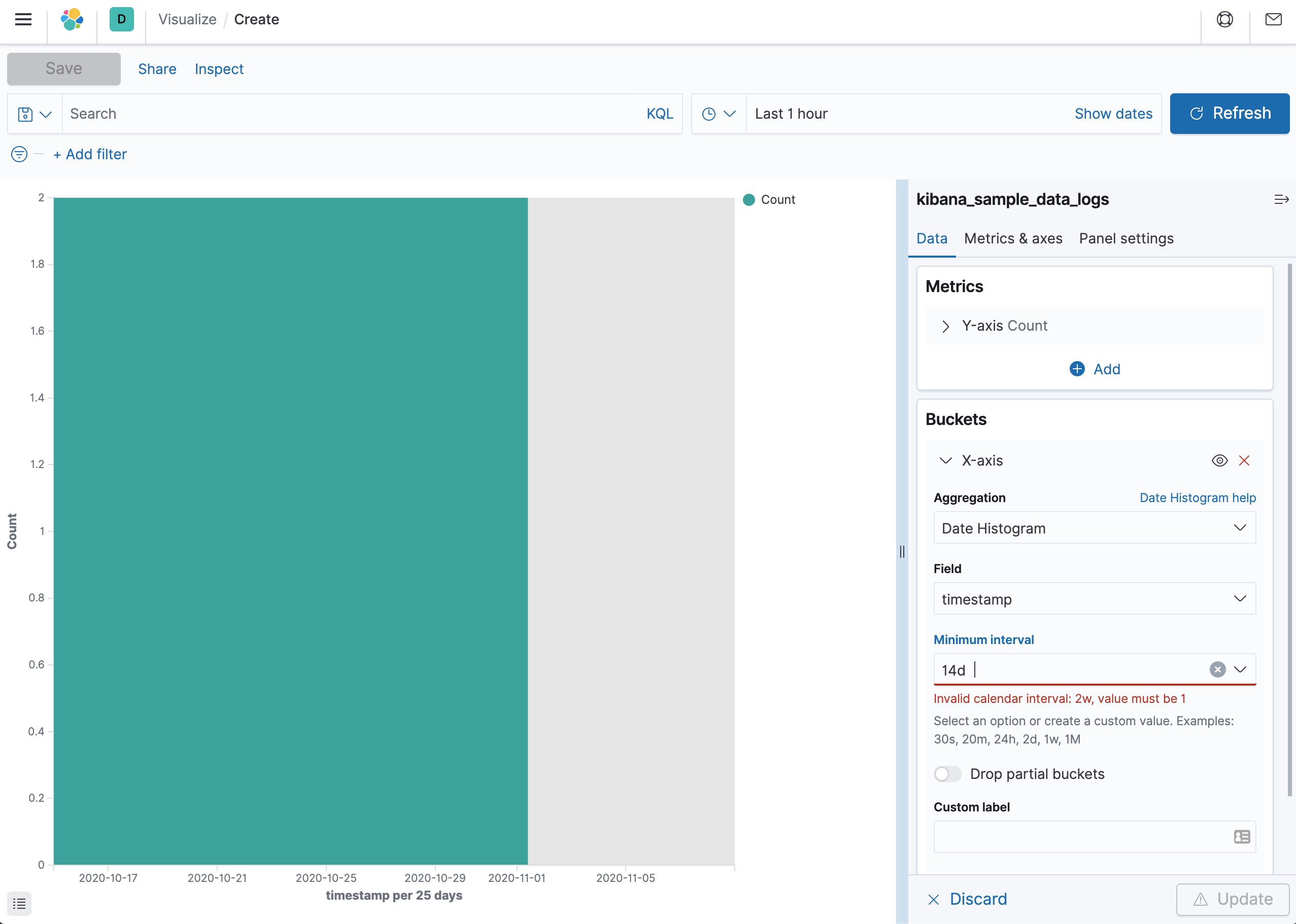 [Bug] Kibana doesn't block all incorrect calendar_interval inputs · Issue #80947 · elastic ...