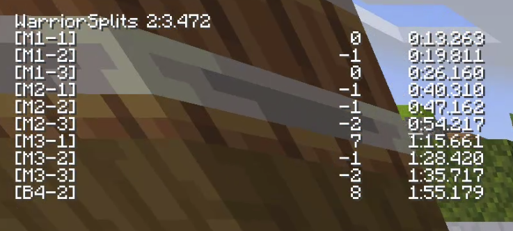 GitHub - SimplyMerlin/WarriorSplits: An ingame speedrun timer for the MCC Island game; Parkour ...