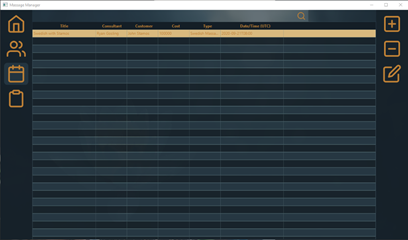 GitHub - trev-sm/MassageManager: Appointment manager and point of sale for a fake Massage ...