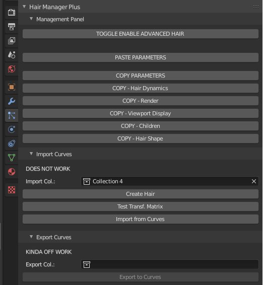 GitHub - ale-tachibana/HAIRMGRPLUS: Hair Plugin for Blender