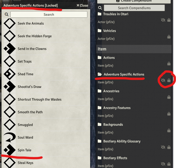 "Spin Tale" action · Issue #5705 · foundryvtt/pf2e · GitHub