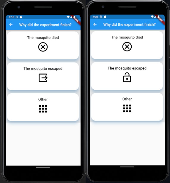 Icon works locally but fails android driver test: Error: Member not ...