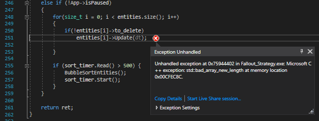 EntityManager crash · Issue #95 · Kalima-Entertainment/Fallout_Strategy · GitHub