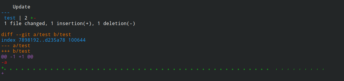 Bug Incomplete Diff When The File Contains A Long Line Of Unicode Characters And Spaces · Issue