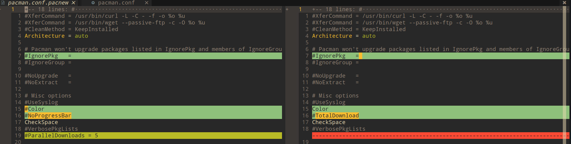 colors in diffmode can be hard to see (depending on current syntax highlighting). · Issue #37 ...