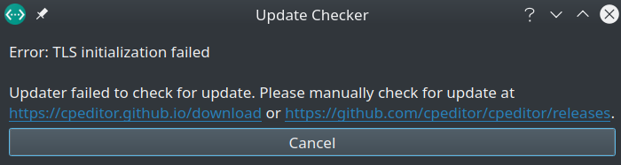 Openssl Is Not Deployed So Its Not Able To Check For Updates With The Binary Releases · Issue