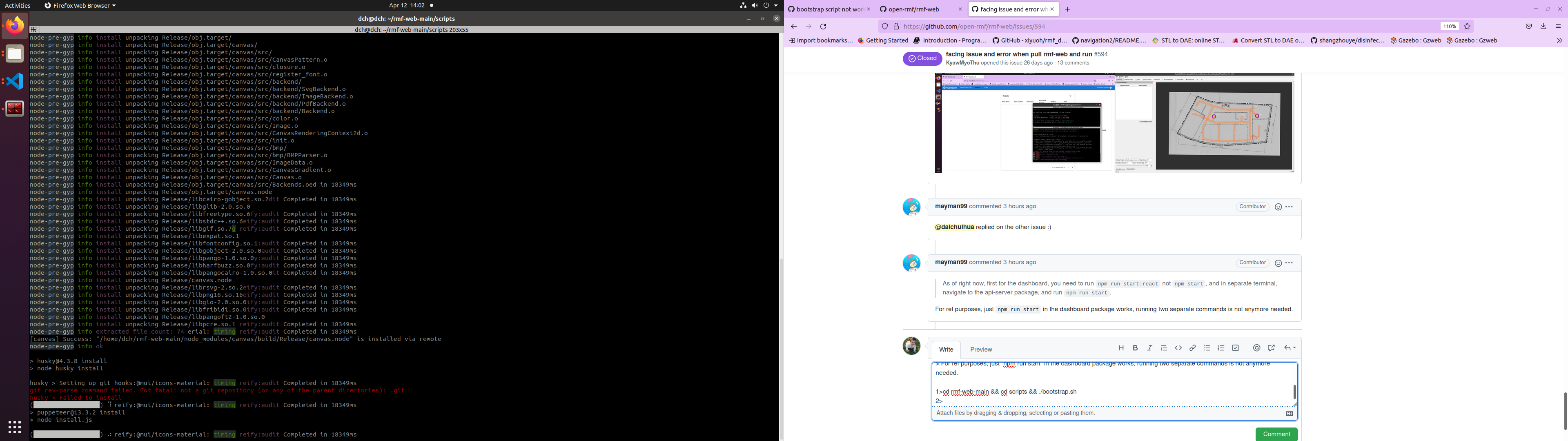 bootstrap script not working on latest npm · Issue #599 · open-rmf/rmf ...