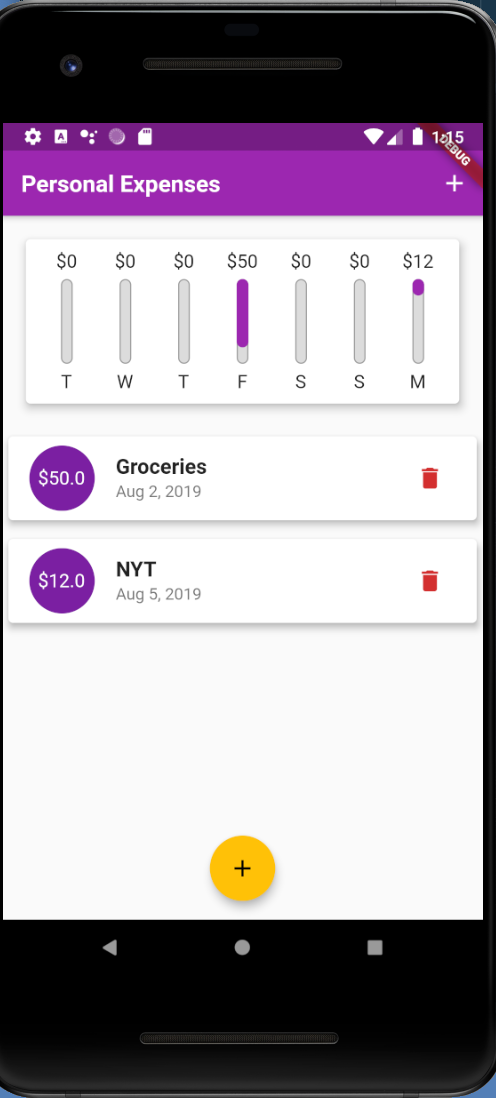 GitHub - tbrams/flutter_expenses: Checking out the new platform with a ...