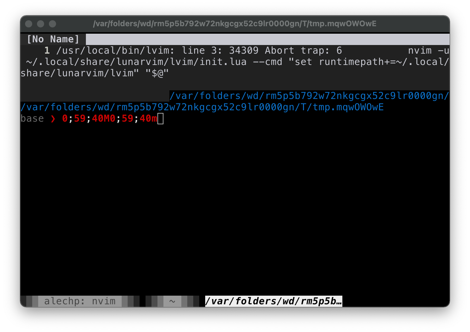 [Bug]: Rolling and master install failing · Issue #1235 · LunarVim/LunarVim · GitHub