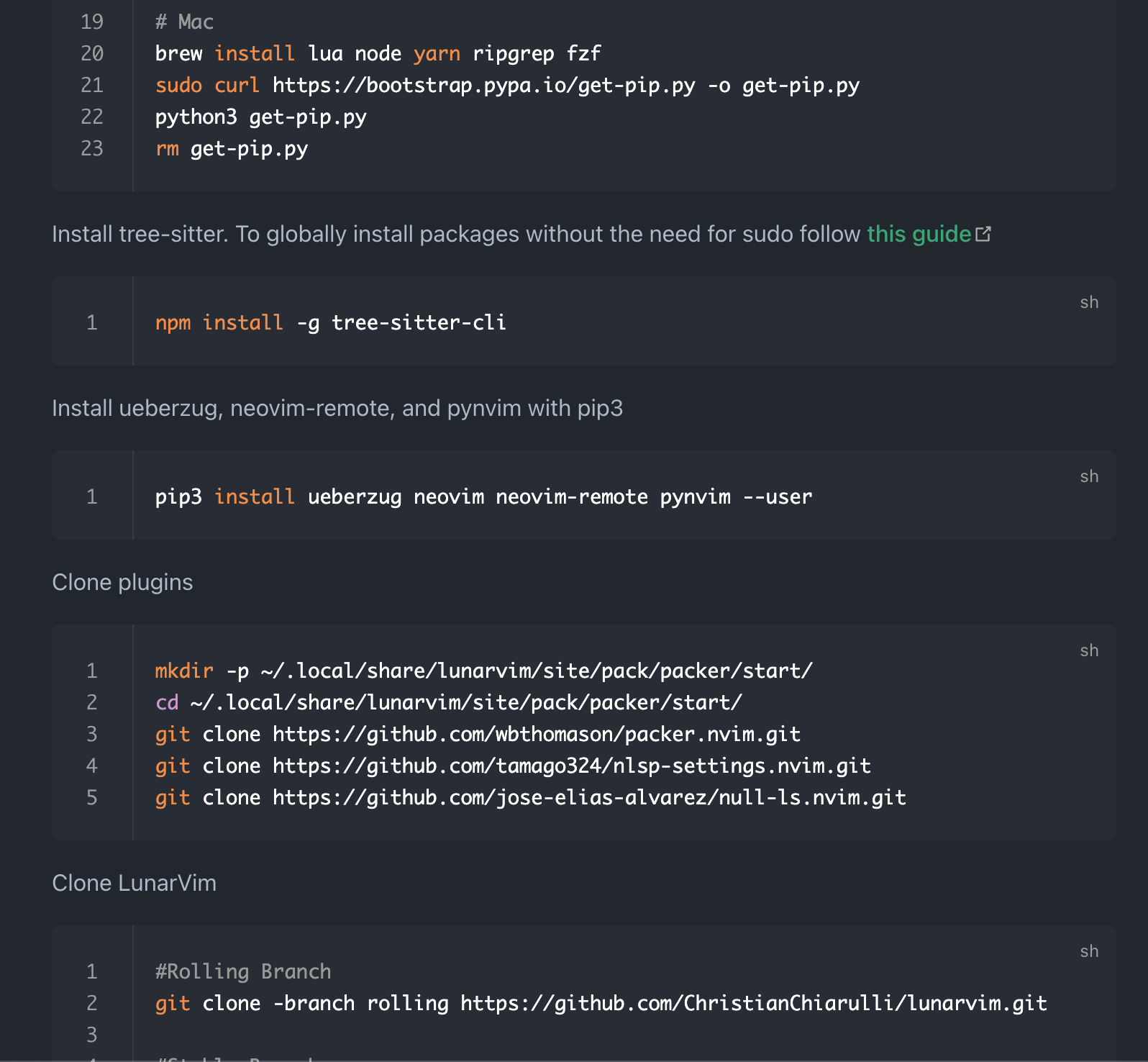 [Bug]: Rolling and master install failing · Issue #1235 · LunarVim/LunarVim · GitHub