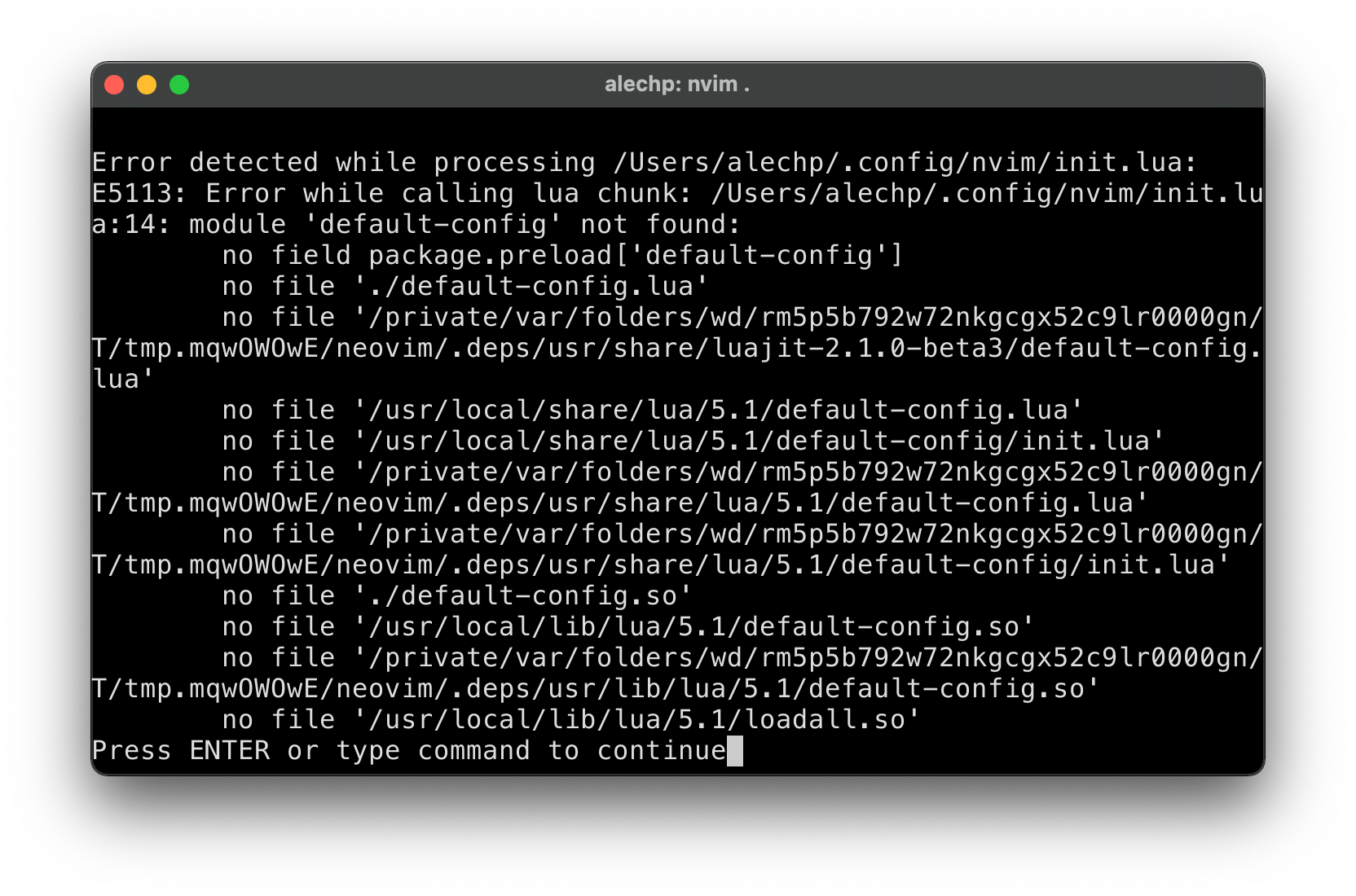 [Bug]: Rolling and master install failing · Issue #1235 · LunarVim/LunarVim · GitHub