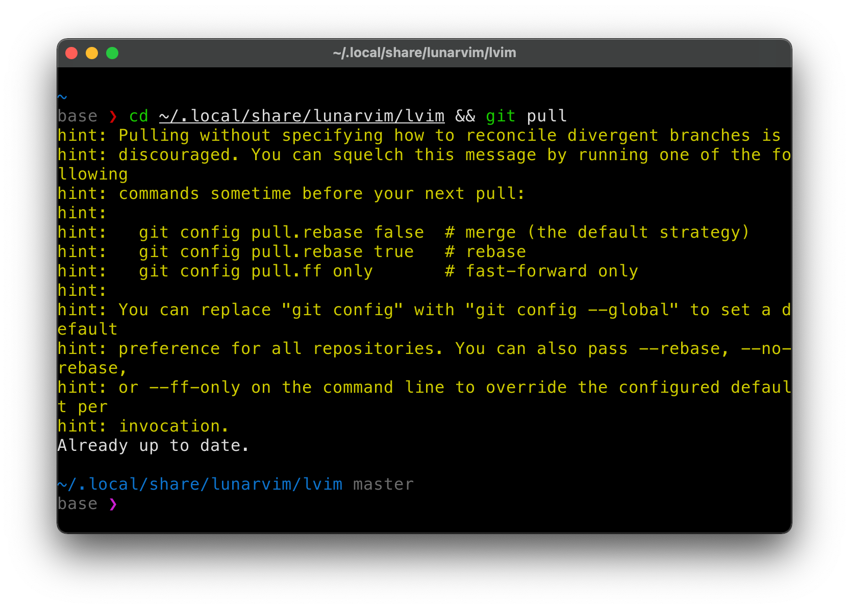 [Bug]: Rolling and master install failing · Issue #1235 · LunarVim/LunarVim · GitHub