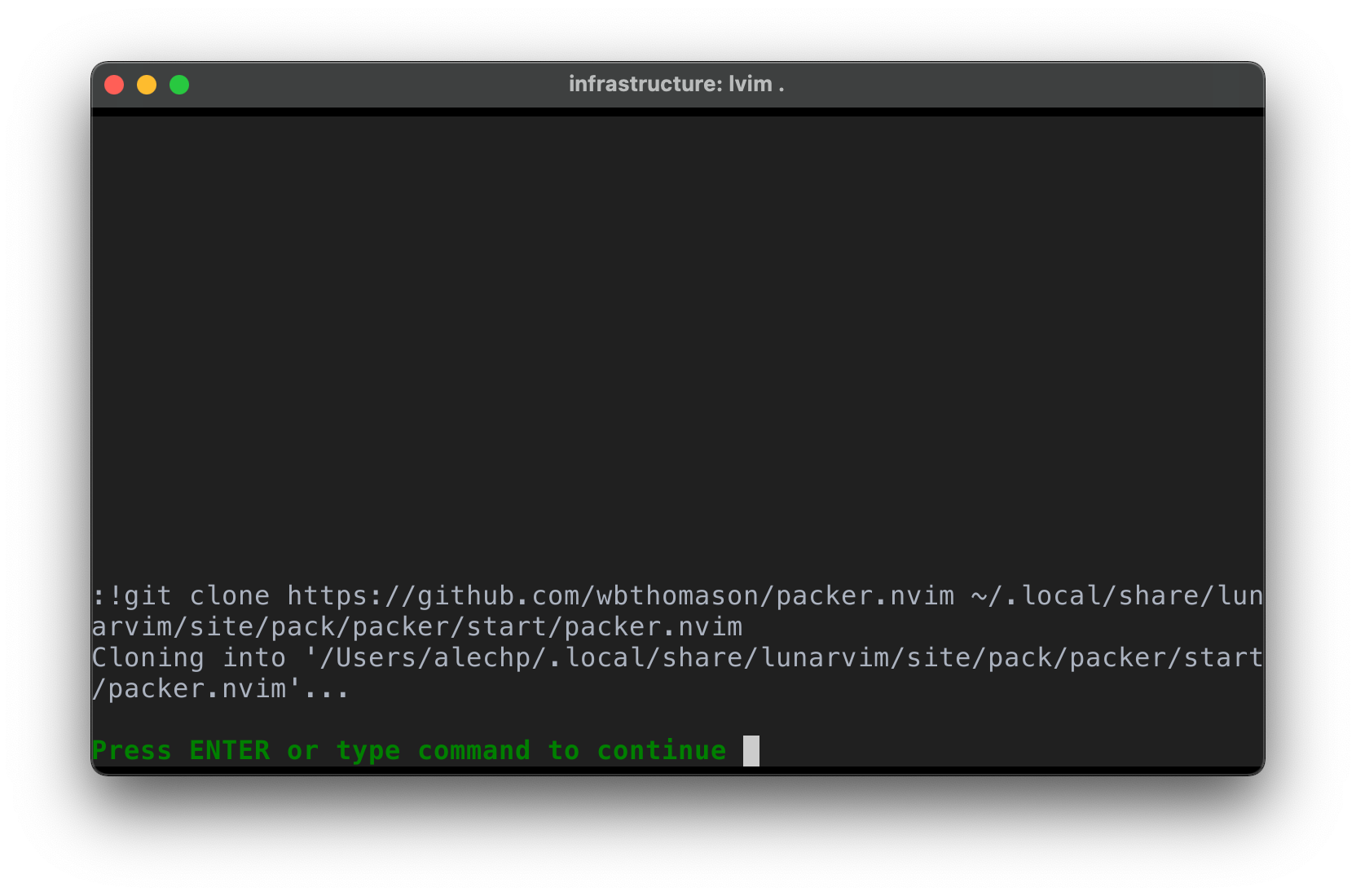 [Bug]: Rolling and master install failing · Issue #1235 · LunarVim/LunarVim · GitHub