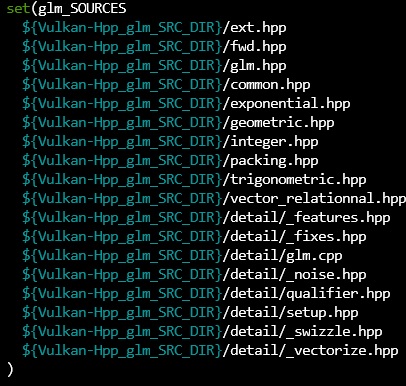 I have edited the cmakelist for bring glm, glfw and glslang · Issue #604 · KhronosGroup/Vulkan ...