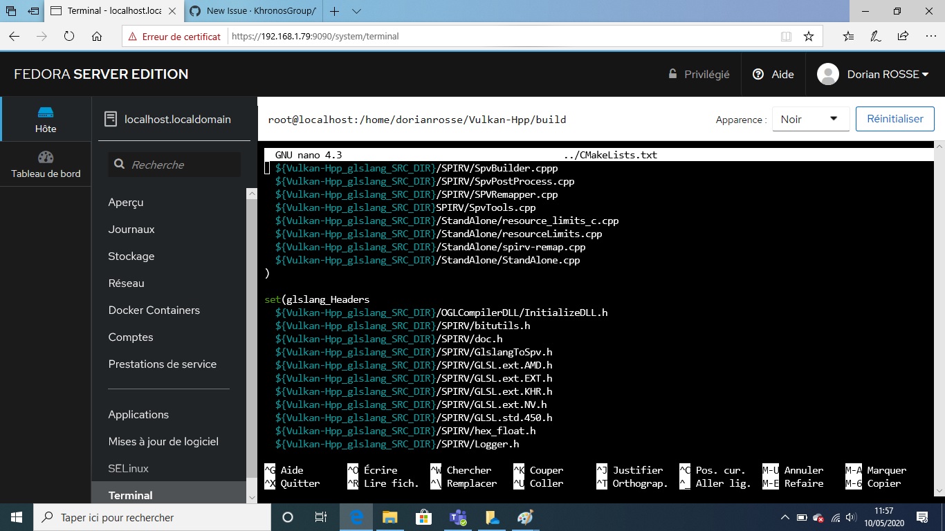 I Have Edited The Cmakelist For Bring Glm Glfw And Glslang · Issue 604 · Khronosgroup Vulkan