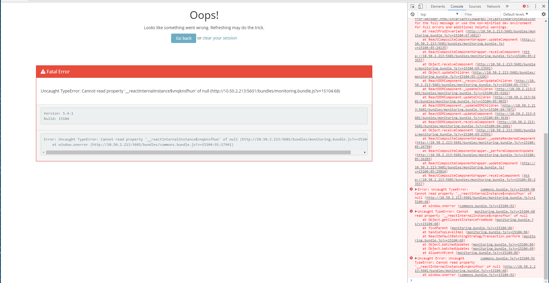541 Visualize Tab Error Unclear · Issue 12477 · Elastickibana · Github 