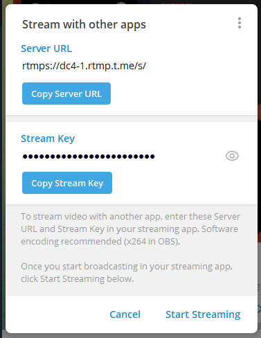 Feature request: Live streams in chats and channels · Issue #2876 · UnigramDev/Unigram · GitHub