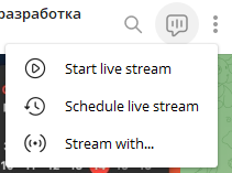 Feature request: Live streams in chats and channels · Issue #2876 · UnigramDev/Unigram · GitHub