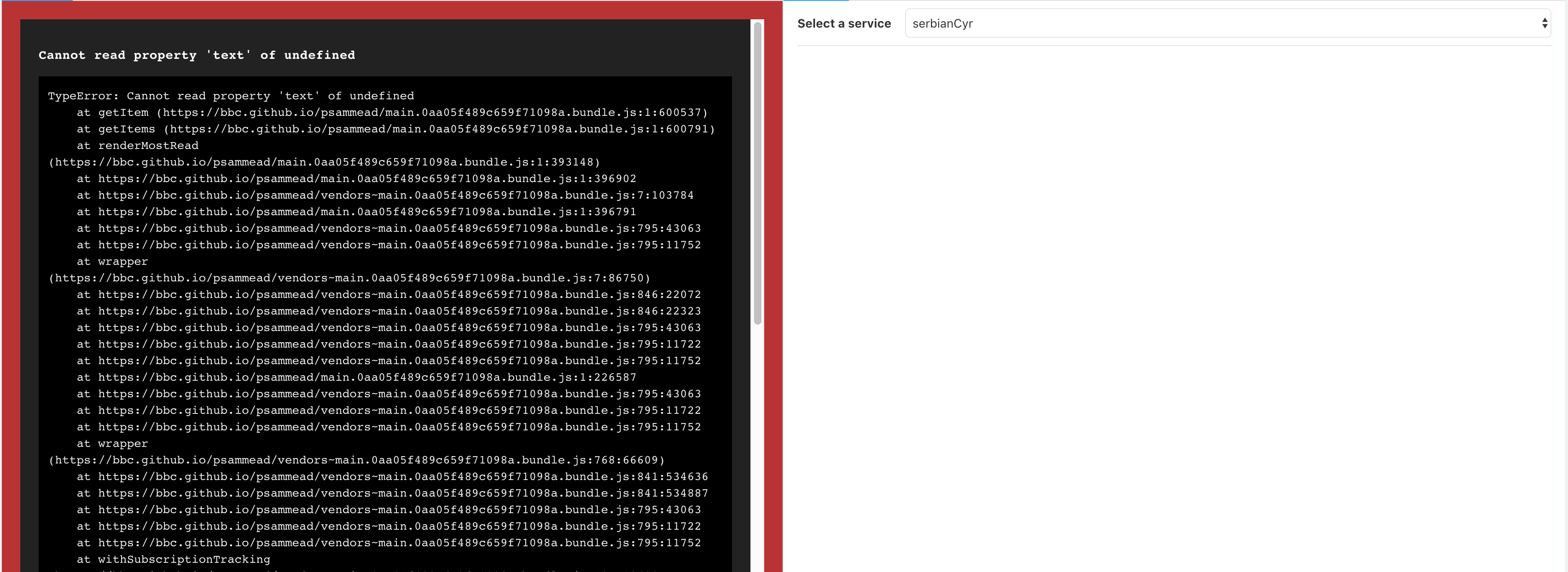Most Read Storybook doesn't work with service variants · Issue #2832 · BBC-archive/psammead · GitHub