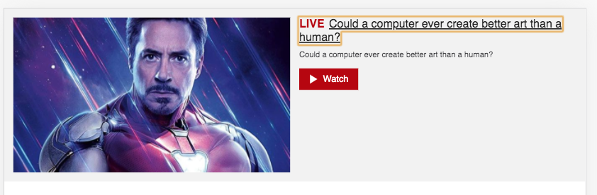 Accessibility swarm on the Live Label component · Issue #3230 · BBC-archive/psammead · GitHub