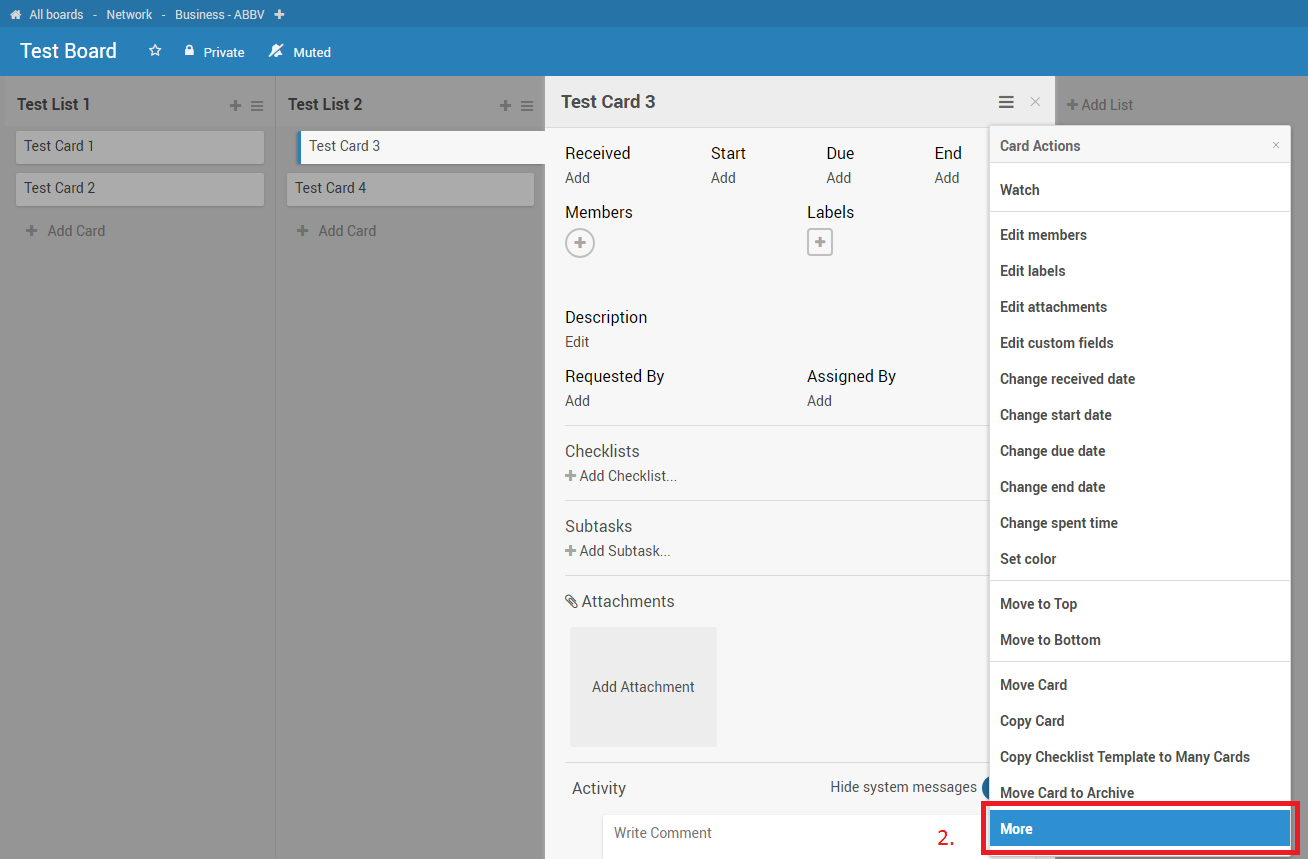Card was selected as parent card (circular reference) and now board can be not opened anymore ...