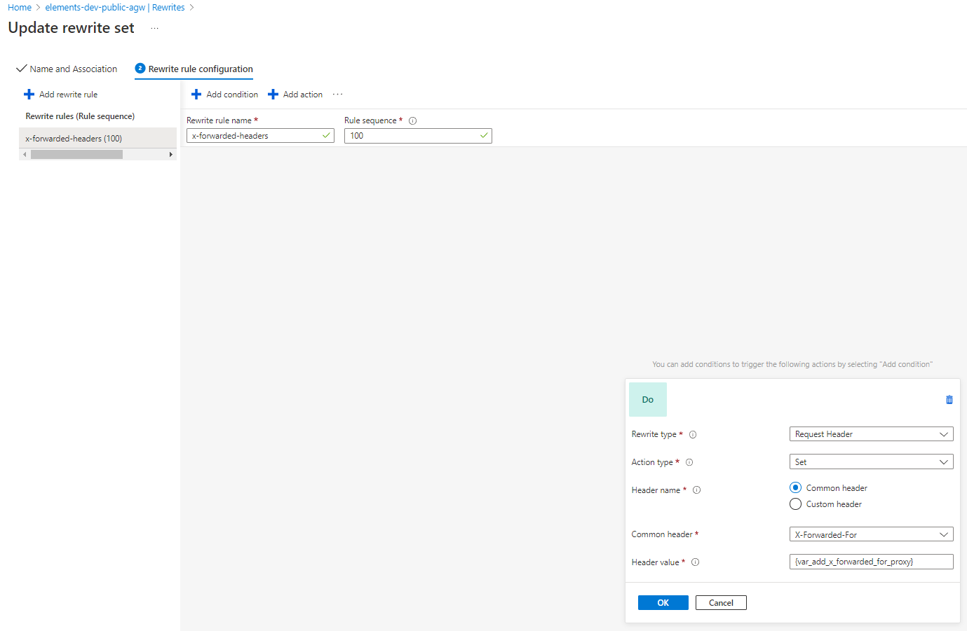 Adding Azureapplicationgatewayrewrite Creates Unwanted Extra Rule · Issue 1496 · Azure