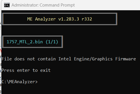 Cannot decompose MTL ME binary · Issue #45 · platomav/MEAnalyzer · GitHub