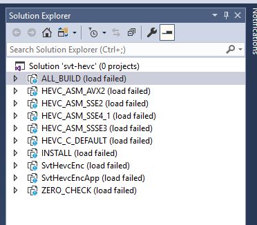 build fail on windows 10 · Issue #234 · OpenVisualCloud/SVT-HEVC · GitHub