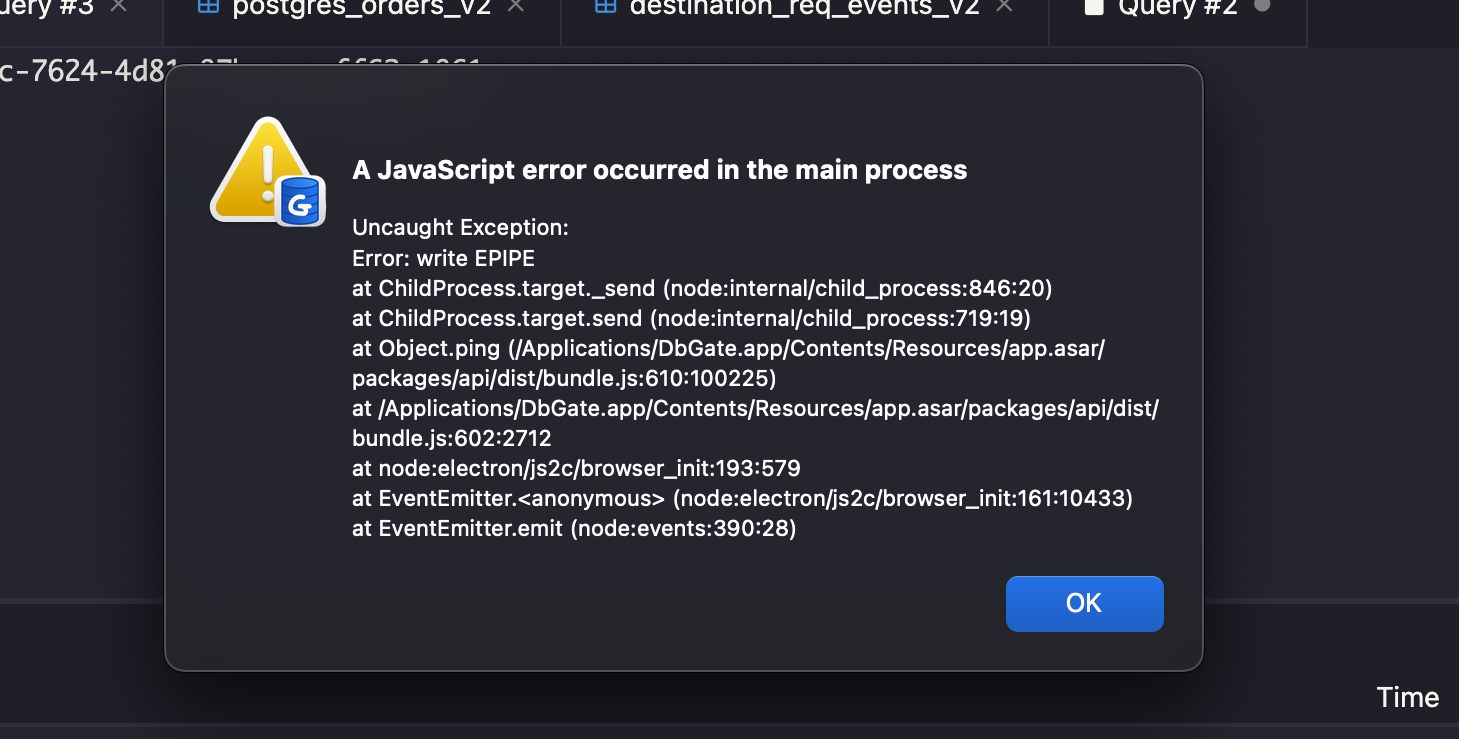 BUG: Infite diablog box error crashing system on macos [critical causes infite bug -> system ...