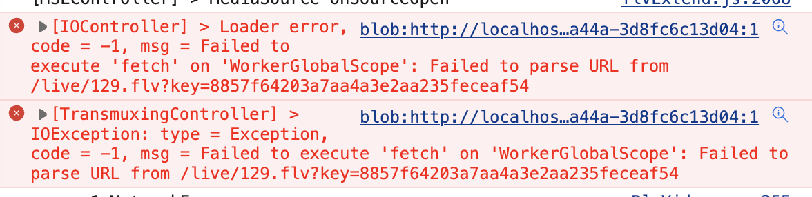 传入url遇到的了一个报错的问题 · Issue #17 · shady-xia/flvExtend · GitHub